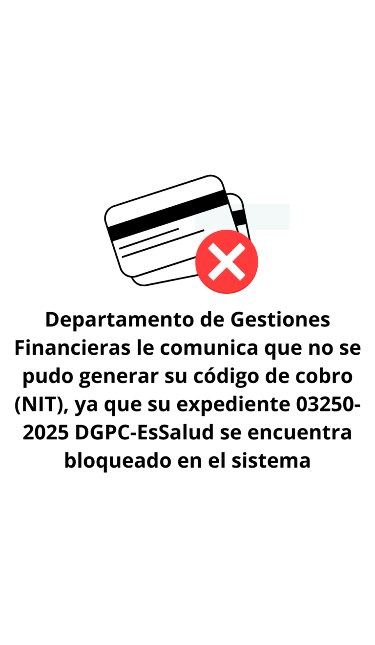Departamento de gestiones financieras – EsSalud